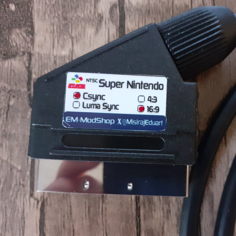EM-Modshop SNES RGB Scart Cable – Jeff's Retro Gaming