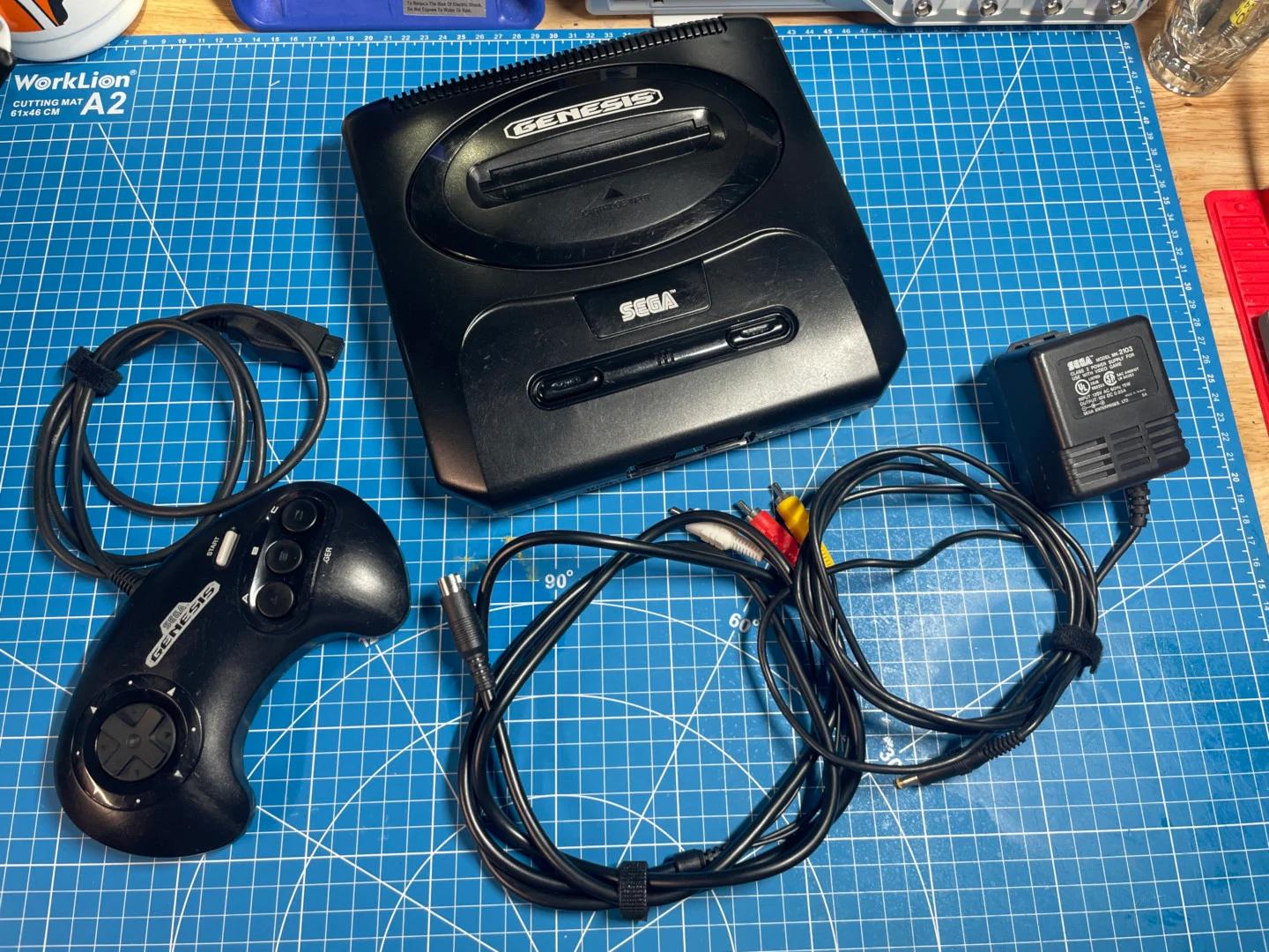 Sega Genesis Model 2 w/ Triple Bypass V2+, Full Recap Service & Full ...