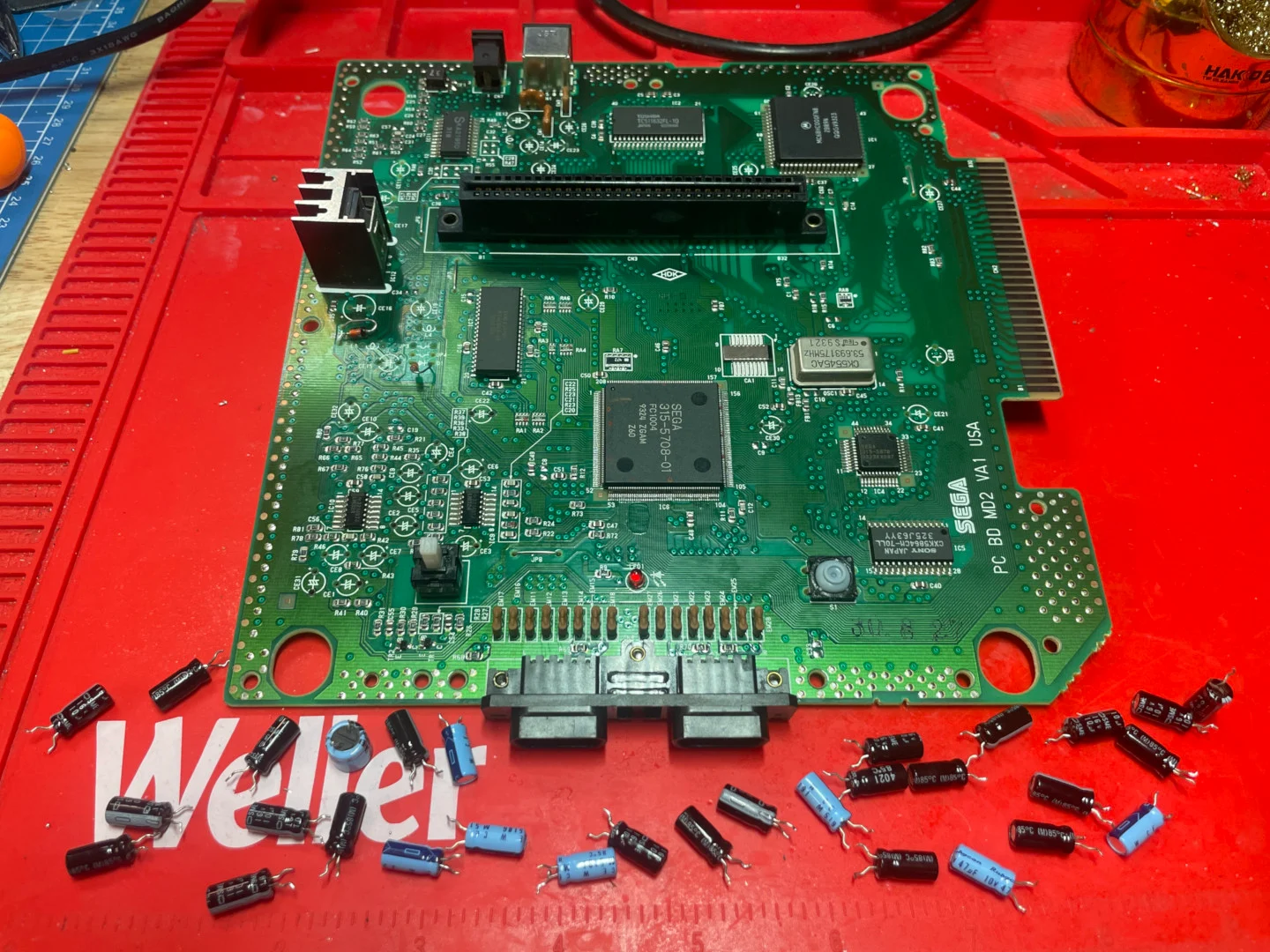 Sega Genesis Model 2 w/ Triple Bypass V2+, Full Recap Service & Full ...