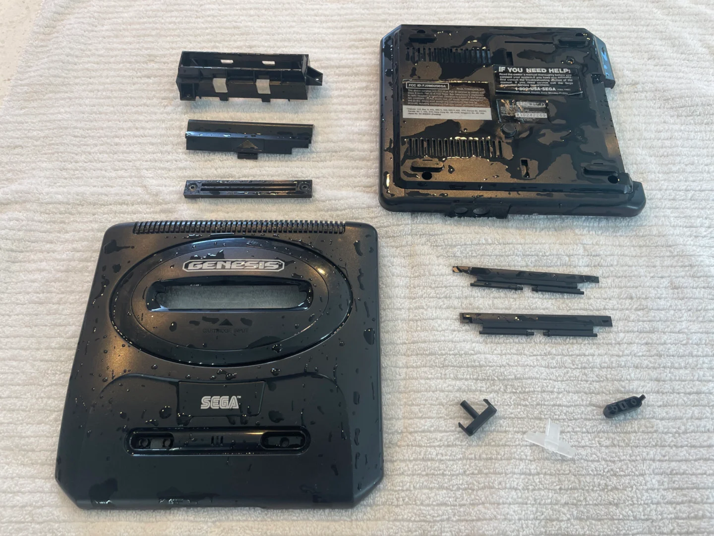Sega Genesis Model 2 w/ Triple Bypass V2+, Full Recap Service & Full ...